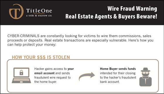 Wire Fraud Warning Wire Fraud Warning